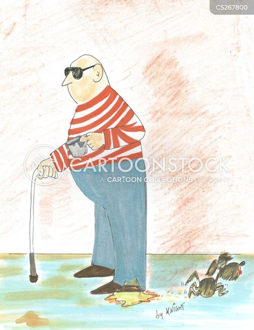 Blindness Prevention Cartoons and Comics - funny pictures from CartoonStock