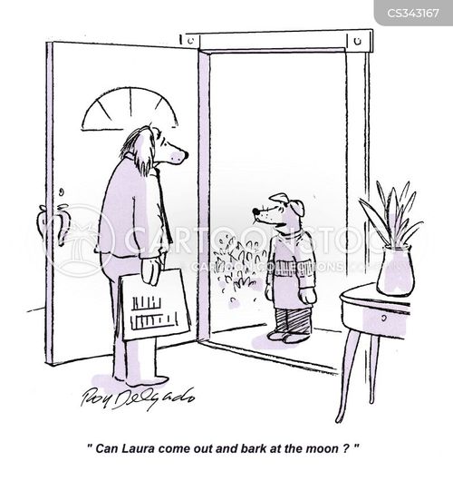 Barking At The Moon Cartoons and Comics - funny pictures from CartoonStock
