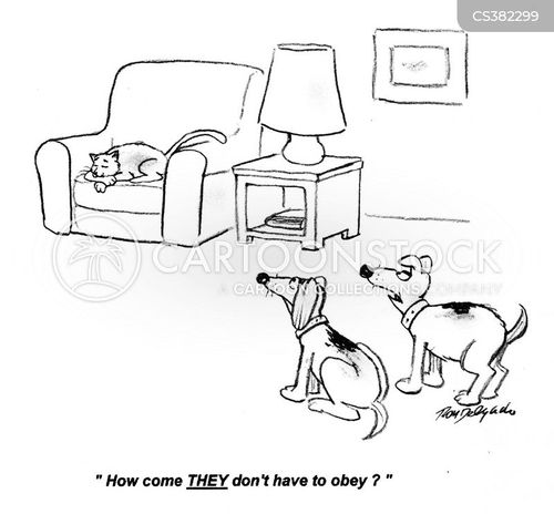 Obeyed Cartoons and Comics - funny pictures from CartoonStock