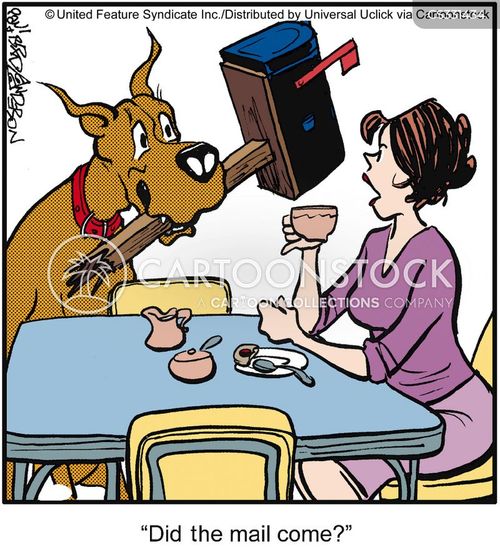 Novelty Mailbox Cartoons and Comics - funny pictures from CartoonStock