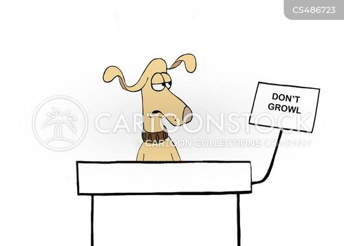 Growling Cartoons and Comics - funny pictures from CartoonStock