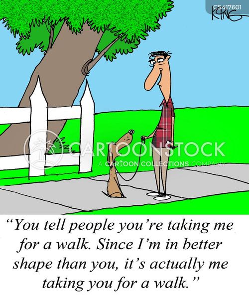 Funny Walking Cartoon