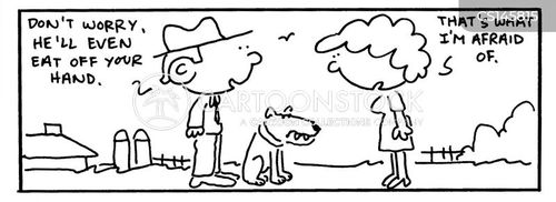 Dog Attacks Cartoons and Comics - funny pictures from CartoonStock