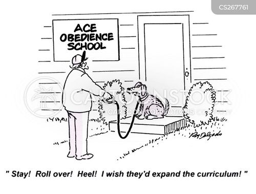 Heel Training Cartoons and Comics - funny pictures from CartoonStock