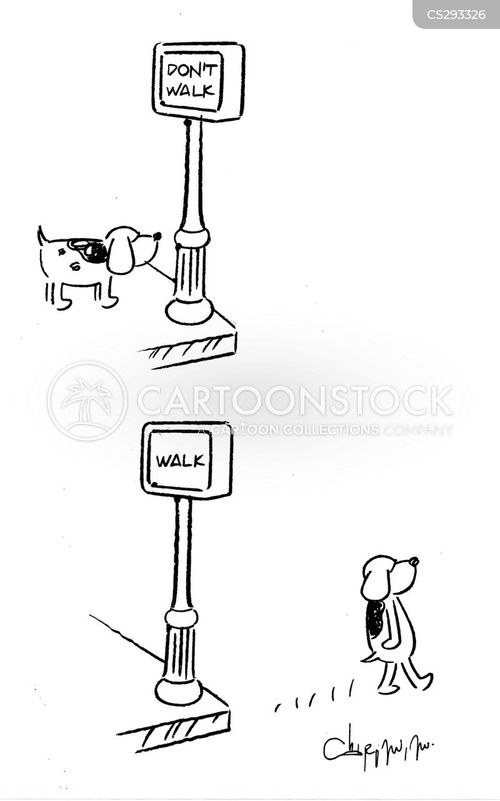 Walk Don't Run Cartoons and Comics - funny pictures from CartoonStock
