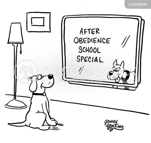 Training Dogs Cartoons and Comics - funny pictures from CartoonStock