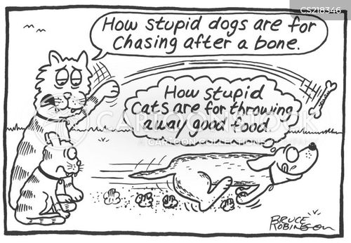 Eating Bones Cartoons and Comics - funny pictures from CartoonStock