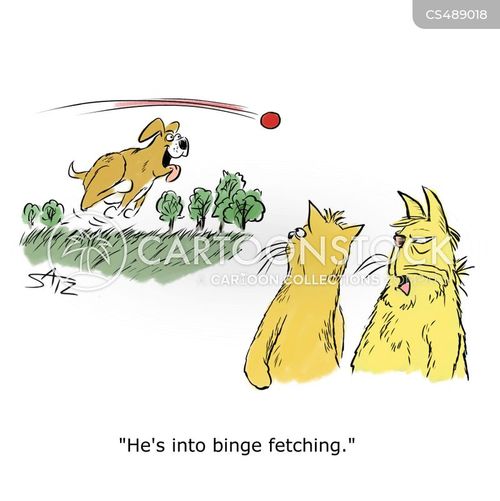 Fetch Game Cartoons and Comics - funny pictures from CartoonStock