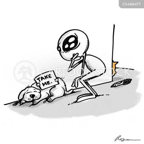 Alien Vs Predator Cartoons and Comics - funny pictures from CartoonStock