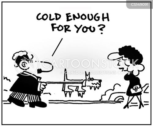Feeling Cold Cartoons and Comics - funny pictures from CartoonStock