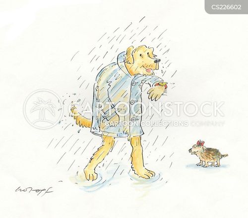 Caught In The Rain Cartoons and Comics - funny pictures from CartoonStock