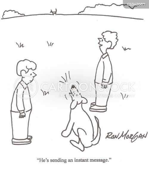 Instant Message Cartoons and Comics - funny pictures from CartoonStock