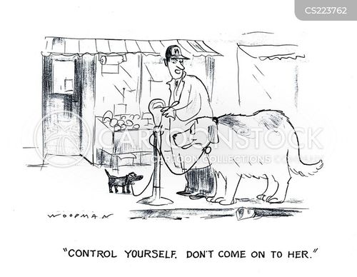 Control Yourself Cartoons and Comics - funny pictures from CartoonStock