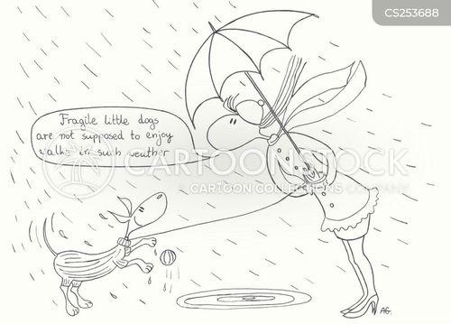 Walking In The Rain Cartoons and Comics - funny pictures from CartoonStock