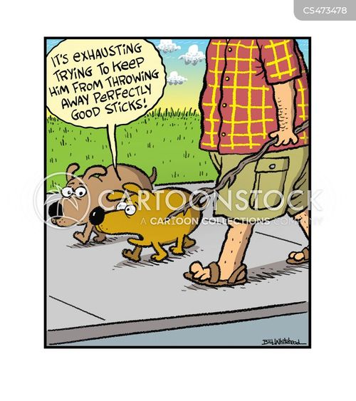 Throwing Sticks Cartoons and Comics - funny pictures from CartoonStock