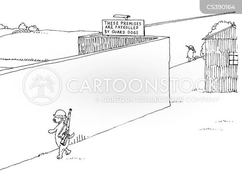 Patrolling Cartoons and Comics - funny pictures from CartoonStock