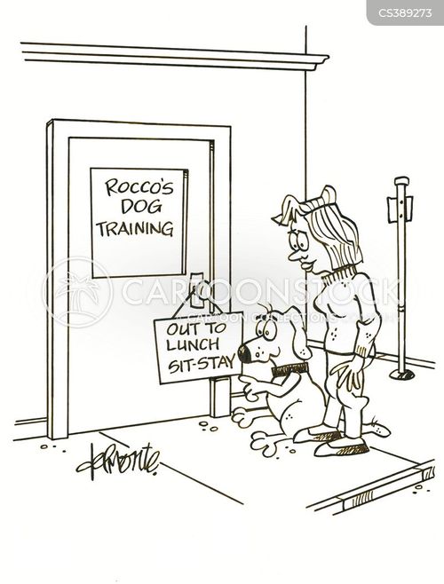 Dog Obedience School Cartoons and Comics - funny pictures from CartoonStock