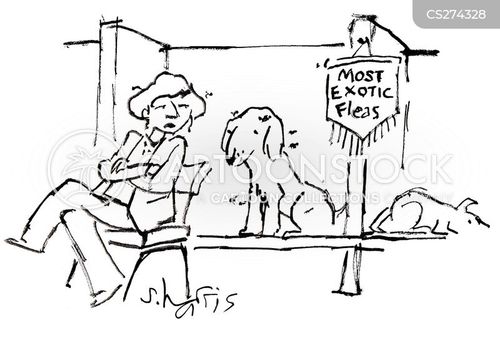 Flea Spray Cartoons and Comics - funny pictures from CartoonStock