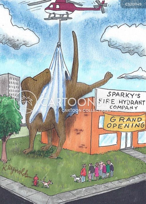 Fie Hydrant Cartoons and Comics - funny pictures from CartoonStock