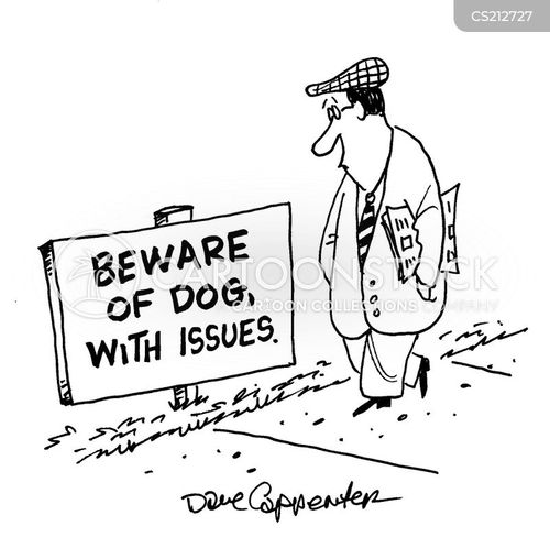 Beware The Dog Cartoons and Comics - funny pictures from CartoonStock
