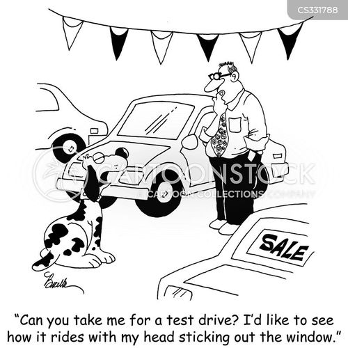 Test Drive Cartoons and Comics - funny pictures from CartoonStock