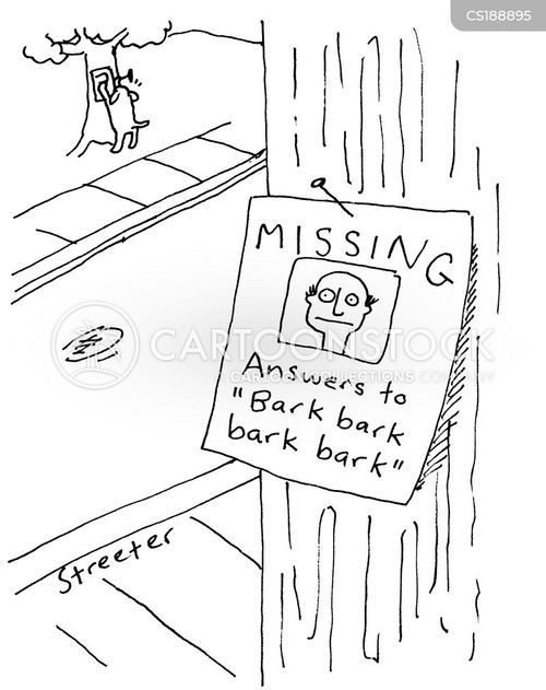 Missing Person Cartoons and Comics - funny pictures from CartoonStock