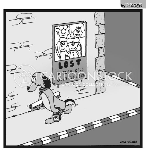 Lost Dog Cartoons and Comics - funny pictures from CartoonStock