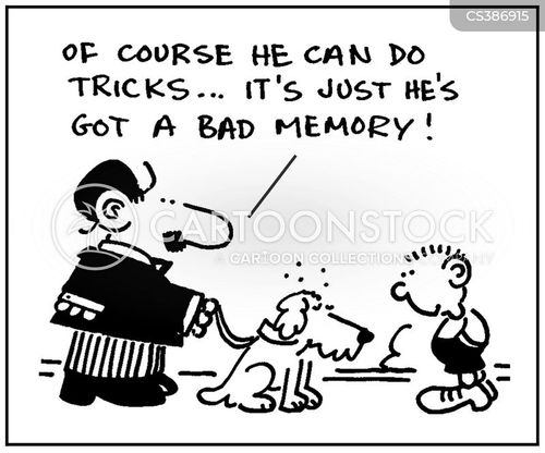 Memory Problems Cartoons and Comics - funny pictures from CartoonStock