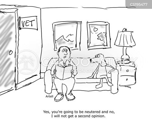 Neutered Cartoons and Comics - funny pictures from CartoonStock