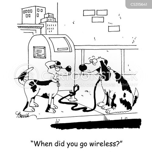 Going Wireless Cartoons and Comics - funny pictures from CartoonStock
