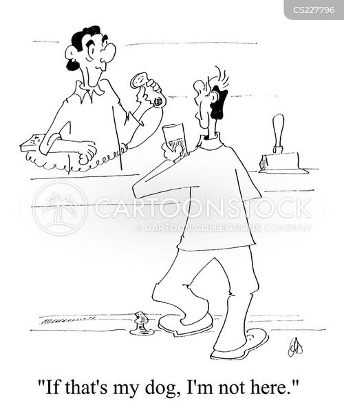 Pub Dog Cartoons and Comics - funny pictures from CartoonStock