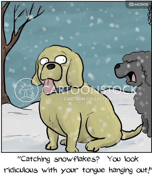 Snowflakes Cartoons and Comics - funny pictures from CartoonStock