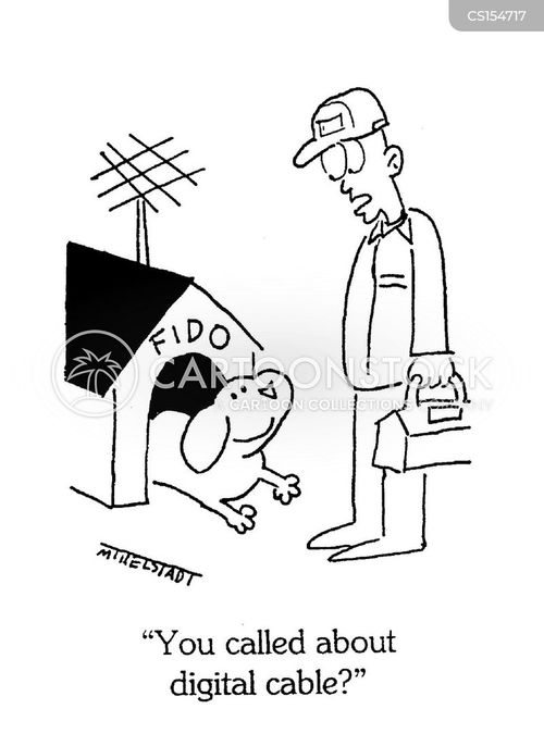 Cableguy Cartoons and Comics - funny pictures from CartoonStock
