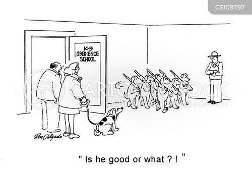 Dog Handler Cartoons and Comics - funny pictures from CartoonStock