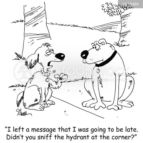 Sniff Left Cartoons and Comics - funny pictures from CartoonStock