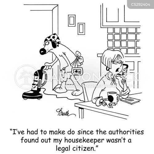 Housekeeper Cartoons and Comics - funny pictures from CartoonStock