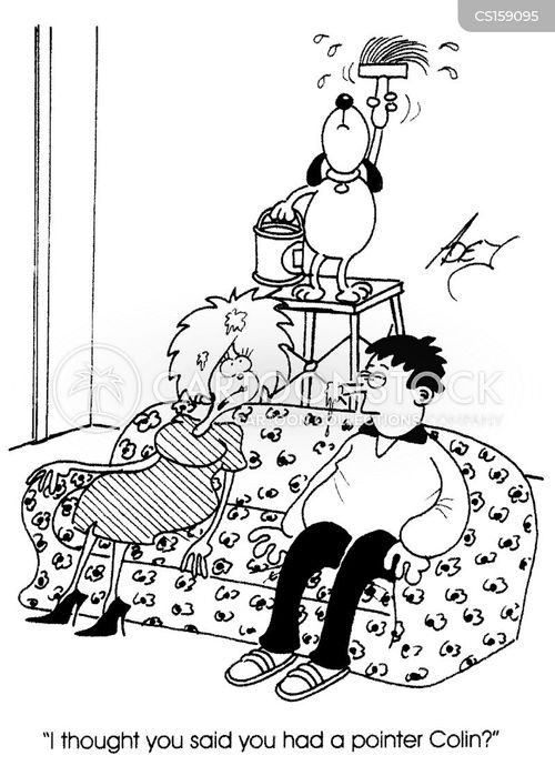 English Pointer Cartoons and Comics - funny pictures from CartoonStock