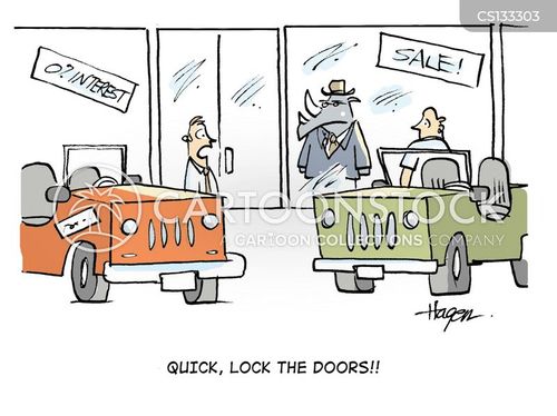 Lock Car Door Cartoons and Comics - funny pictures from CartoonStock