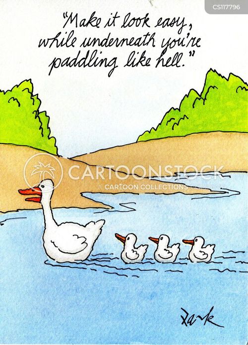Paddling Cartoons and Comics - funny pictures from CartoonStock