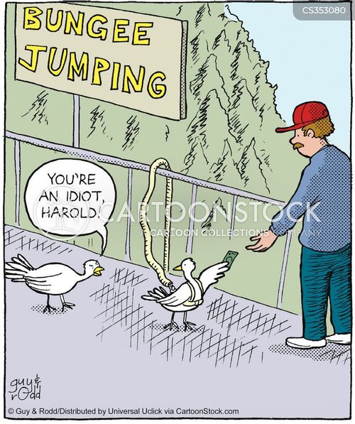 Bungee Cartoons and Comics - funny pictures from CartoonStock