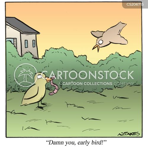 Early Bird Cartoons and Comics - funny pictures from CartoonStock