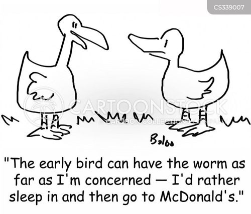 The Early Worm Catches The Worm Cartoons and Comics - funny pictures ...