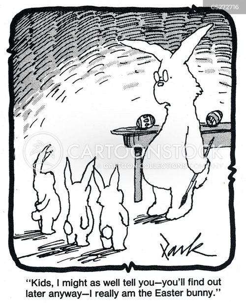 Easter Bunny Cartoons and Comics - funny pictures from CartoonStock