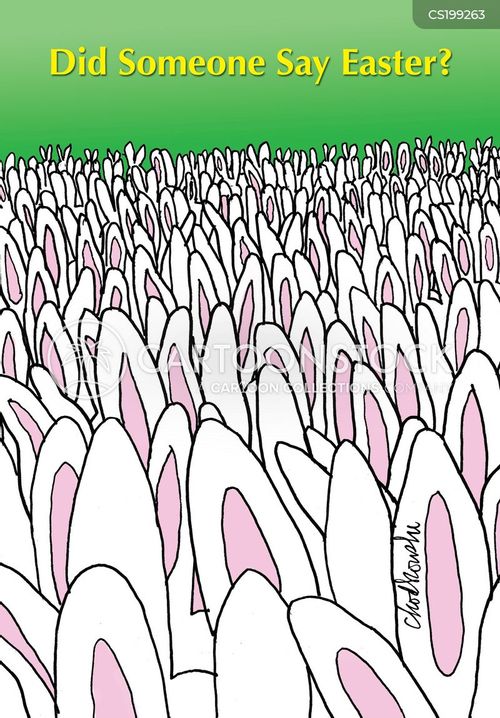 Easter Bunny's Cartoons and Comics - funny pictures from CartoonStock