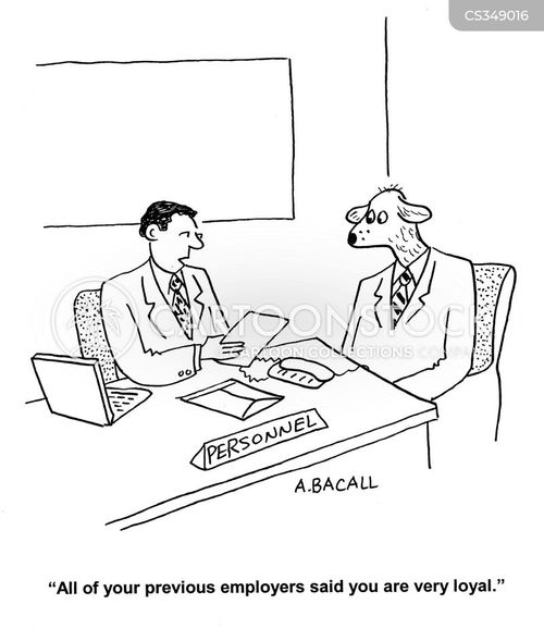 Previous Employer Cartoons and Comics - funny pictures from CartoonStock