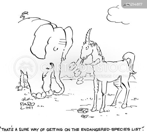 Endangered Species List Cartoons and Comics - funny pictures from ...
