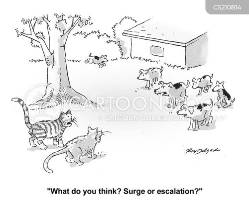 Escalation Cartoons and Comics - funny pictures from CartoonStock