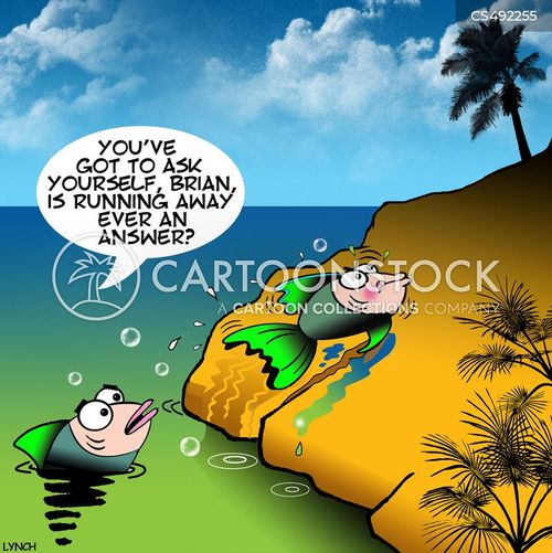 Avoiding Conflict Cartoons and Comics - funny pictures from CartoonStock