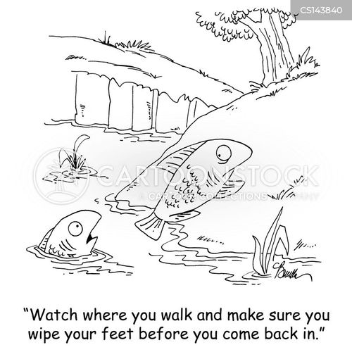 Fish Feet Cartoons and Comics - funny pictures from CartoonStock