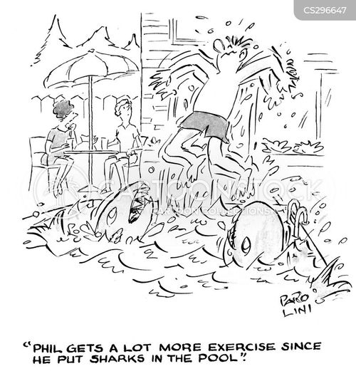 Aqua Aerobics Cartoons and Comics - funny pictures from CartoonStock